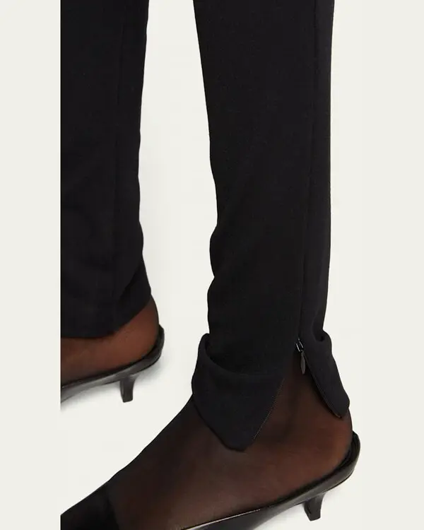 TOTEME Zip-cuff Viscose Leggings