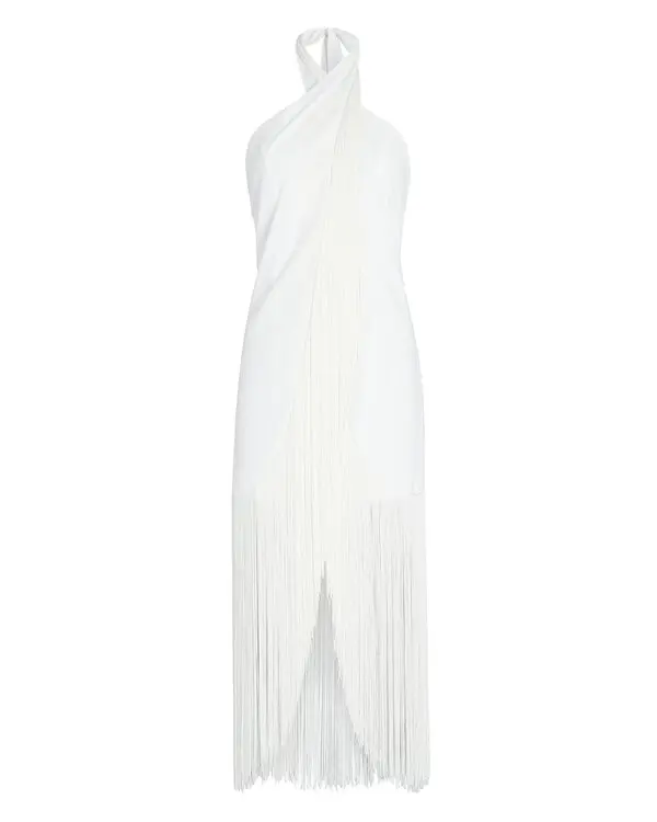 No Pise La Grama Beso E Coco Halter Midi Dress In White - 29% Off |  Editorialist