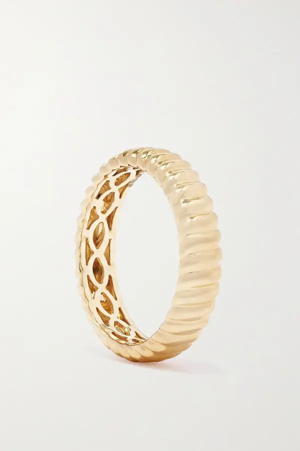 ANITA KO Zoe 18-karat Band Ring - Gold
