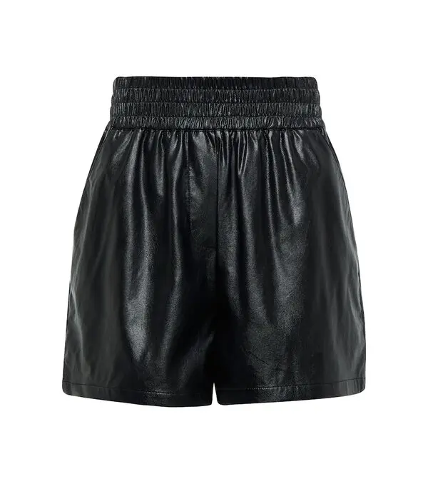 STAND STUDIO Hedda Faux Leather Shorts
