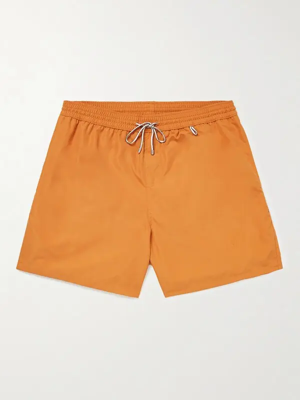 Loro Piana Mid-length Swim Shorts - Orange
