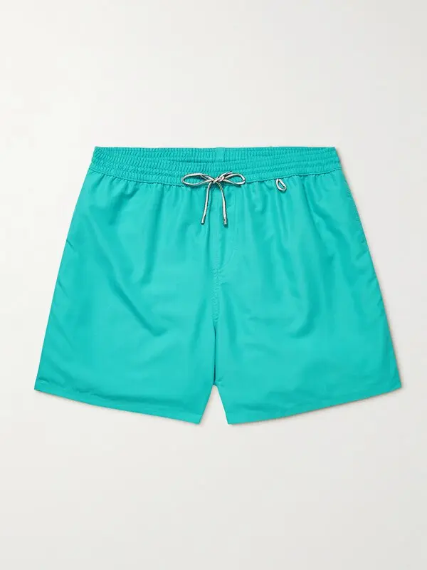 Loro Piana Mid-length Swim Shorts - Blue