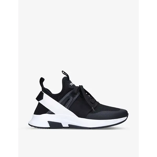 TOM FORD Jago Logo-patch Low-top Trainers - Blk/white