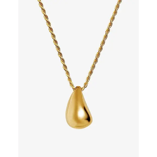 MISSOMA Savi X Sculptural Pendant Necklace - Gold