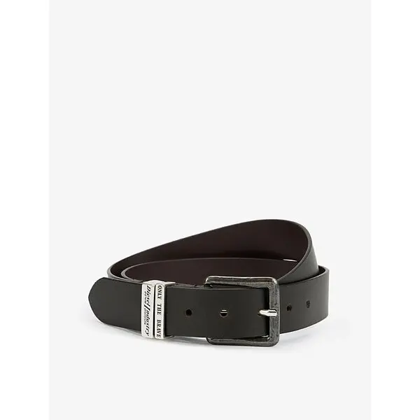 DIESEL® B-guarantee Leather Belt - Turkish Coffee