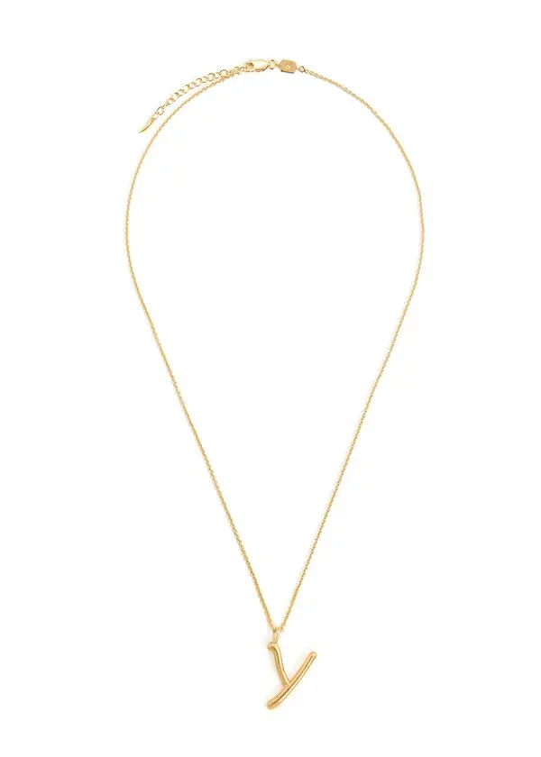 MISSOMA Y Initial -plated Necklace - Gold