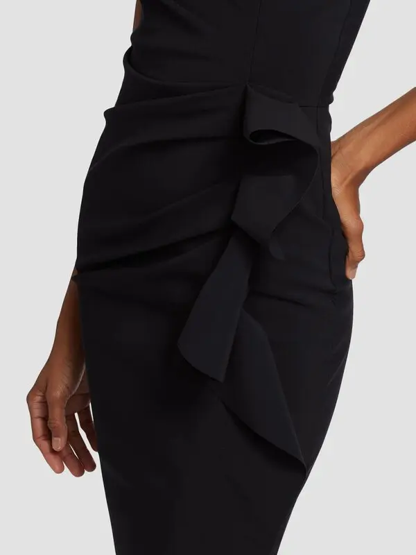 Chiara Boni La Petite Robe Silveria Draped Off-the-shoulder Dress