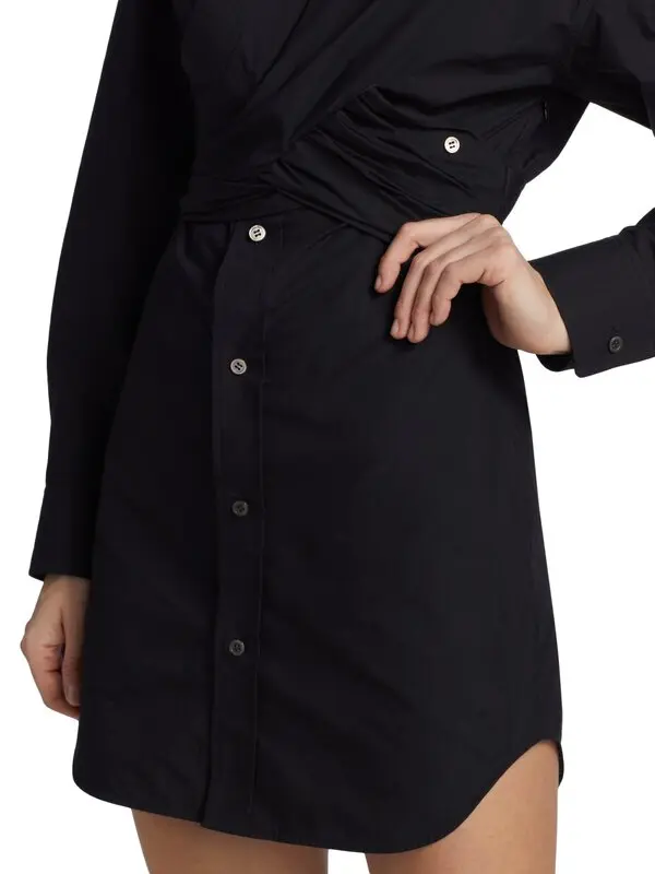 Alexander Wang Cross-front Shirt Dress