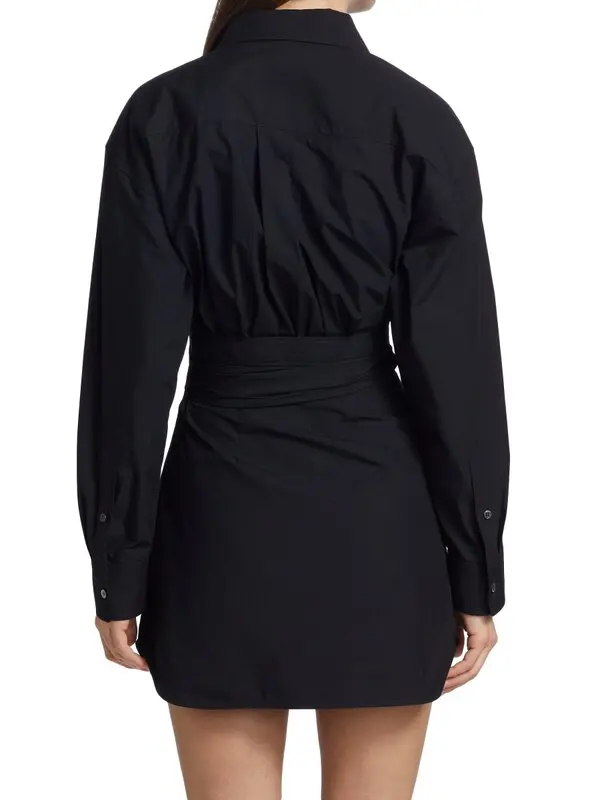 Alexander Wang Cross-front Shirt Dress