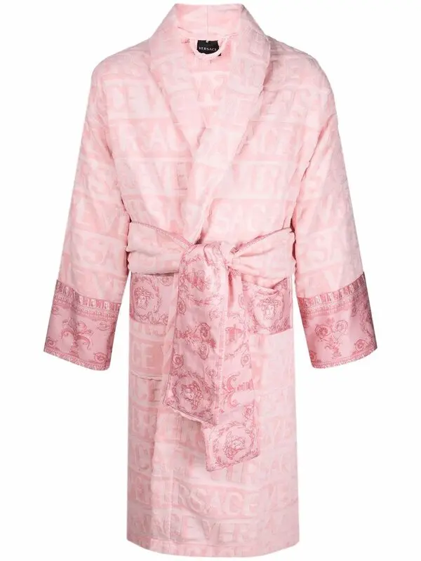 Versace I Love Baroque Bathrobe - Pink