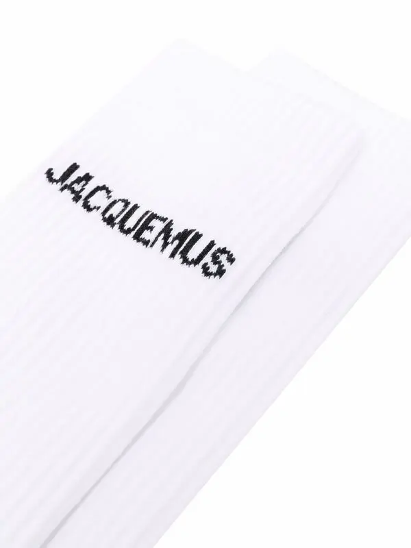 Jacquemus Logo Socks - White