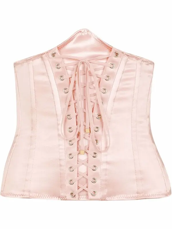 Dolce & Gabbana Satin Bustier Belt - Pink