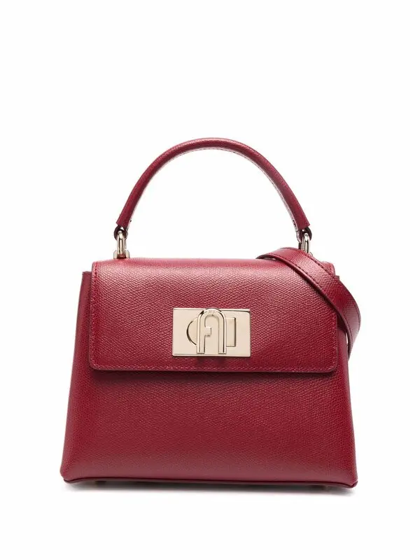 Furla Leather Fold-over Tote Bag