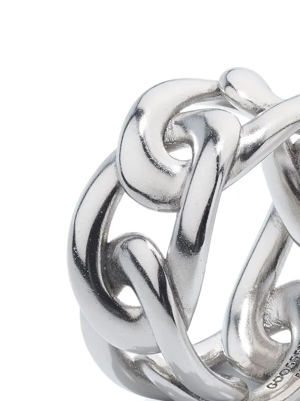 GOOSSENS Lhassa Chunky-link Ring - Silver
