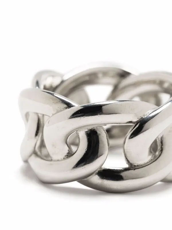 GOOSSENS Lhassa Chunky-link Ring - Silver