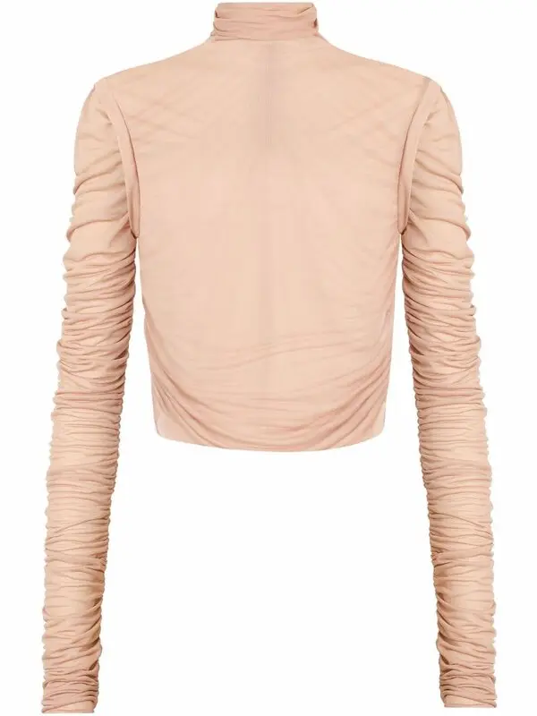 Dolce & Gabbana Long-sleeve Draped Top