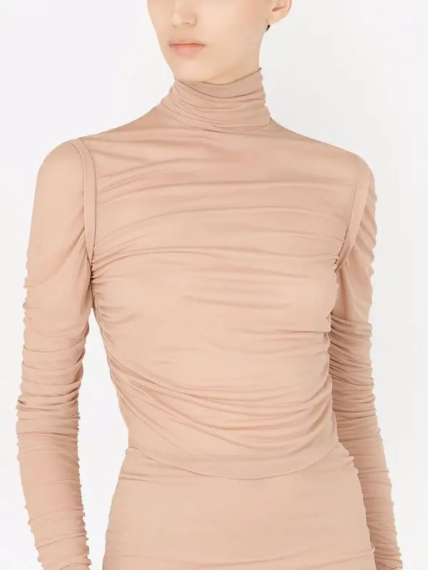 Dolce & Gabbana Long-sleeve Draped Top