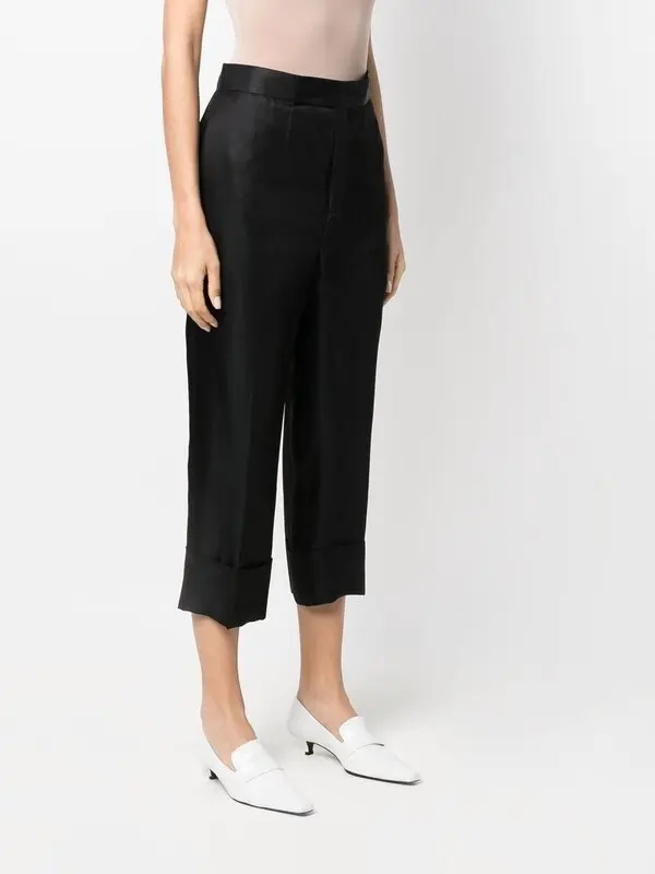 SAPIO Cropped Tailored Trousers