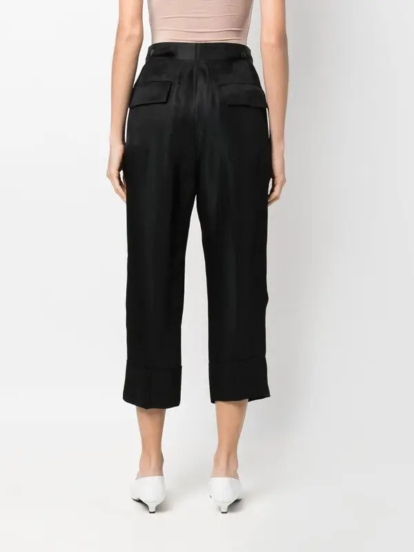 SAPIO Cropped Tailored Trousers