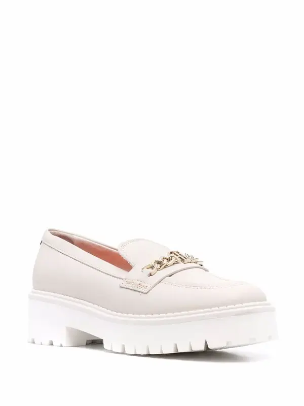 Tommy Hilfiger Horsebit-detail Chunky Loafers - Neutrals