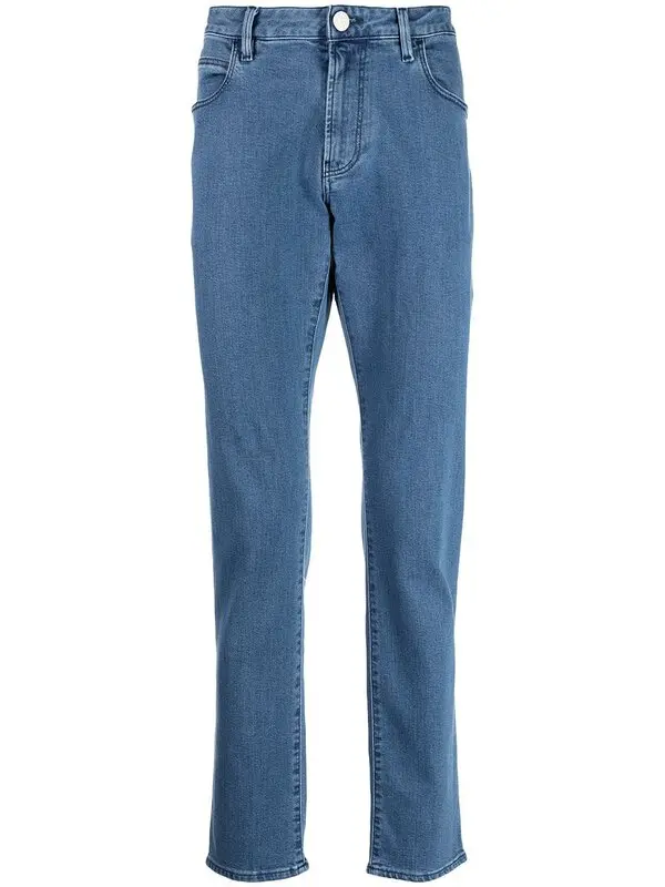 Giorgio Armani Straight-leg Jeans - Blue