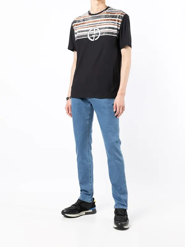 Giorgio Armani Straight-leg Jeans - Blue