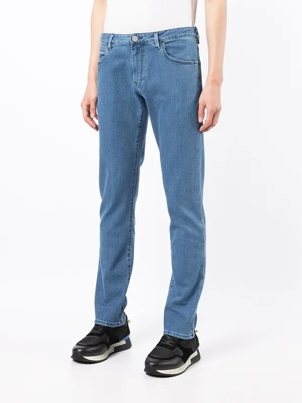 Giorgio Armani Straight-leg Jeans - Blue