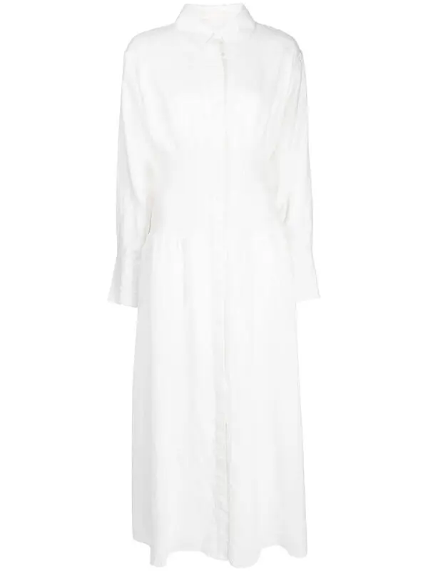Sir. Diana Shirt Dress - White | Editorialist