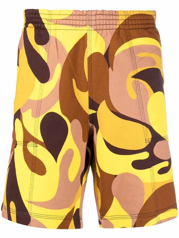 Marni Abstract-print Track Shorts