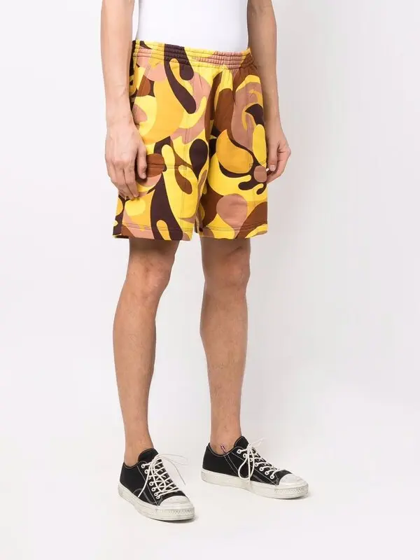 Marni Abstract-print Track Shorts