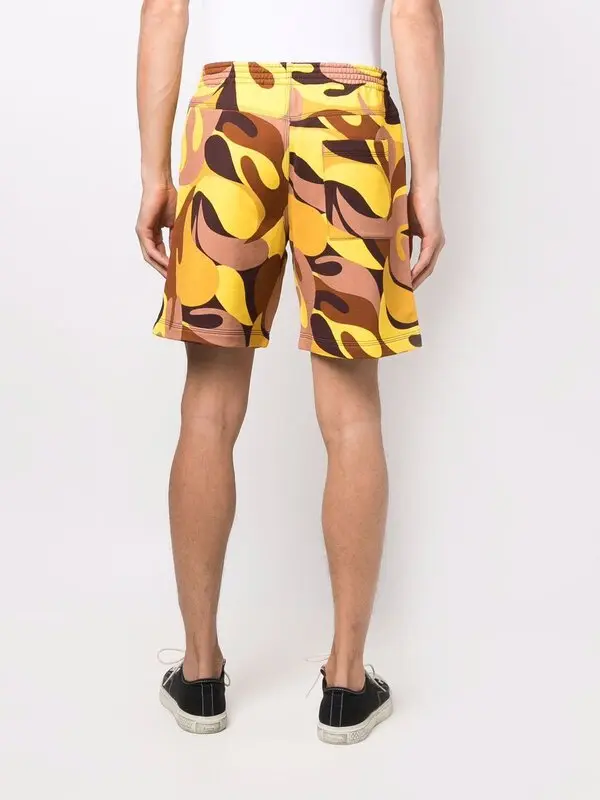 Marni Abstract-print Track Shorts