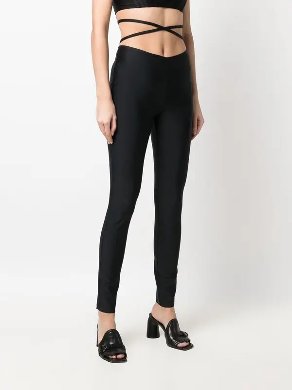 Giuseppe Di Morabito Crossover-strap High-waisted Leggings