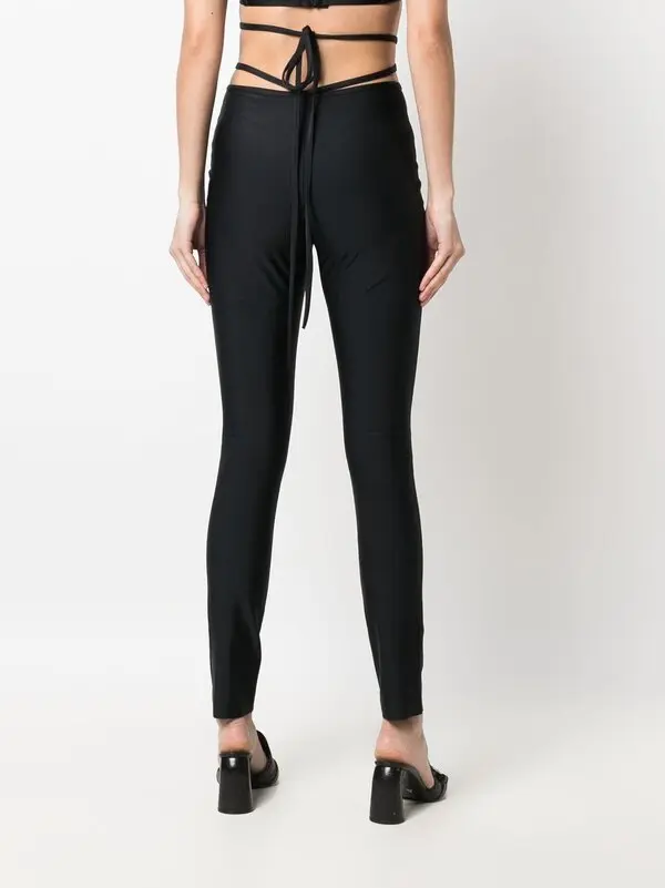 Giuseppe Di Morabito Crossover-strap High-waisted Leggings
