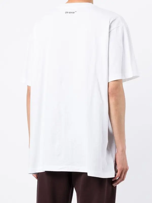 Off-White Monalisa-print Cotton T-shirt - White