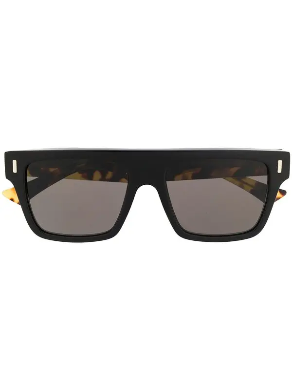 CUTLER & GROSS Square Frame Sunglasses - Black