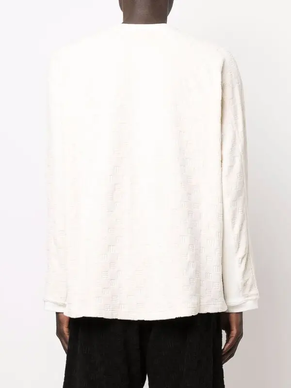 AMBUSH Monogram Towelling-finish Sweatshirt