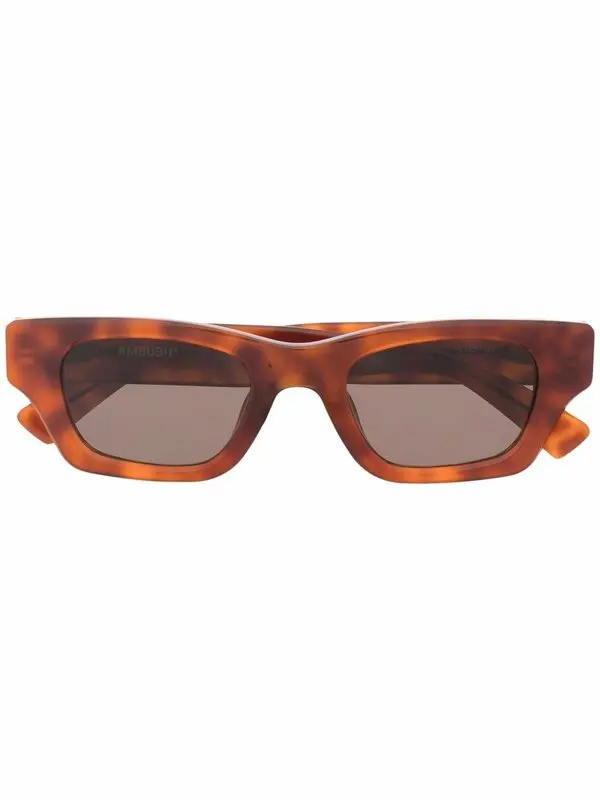 AMBUSH Ray Square-frame Sunglasses - Brown