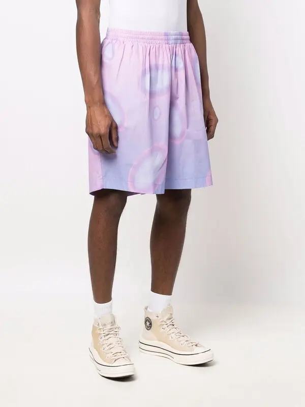 BONSAI Circle-print Gradient Shorts