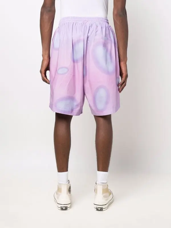 BONSAI Circle-print Gradient Shorts