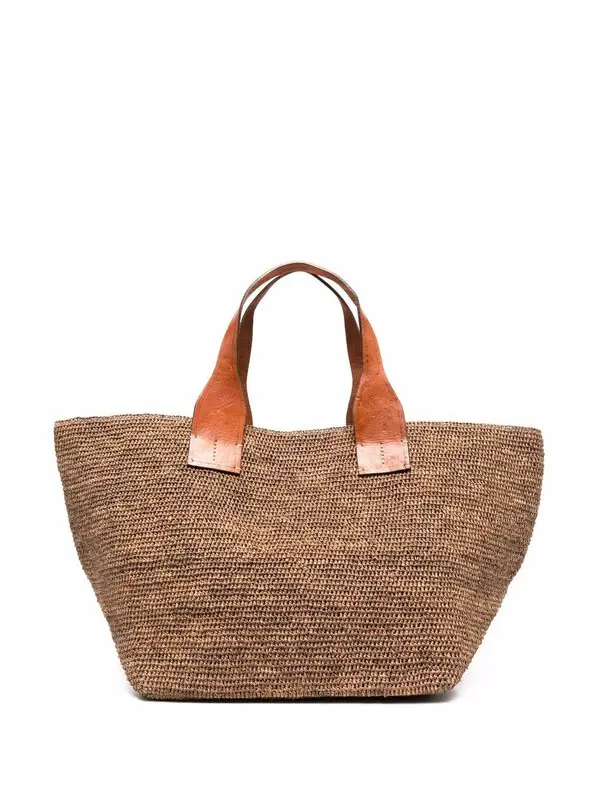 IBELIV Tokio Datea Woven Tote Bag - Brown