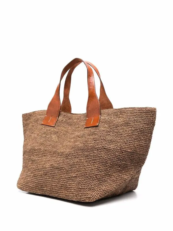 IBELIV Tokio Datea Woven Tote Bag - Brown