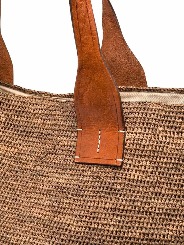 IBELIV Tokio Datea Woven Tote Bag - Brown