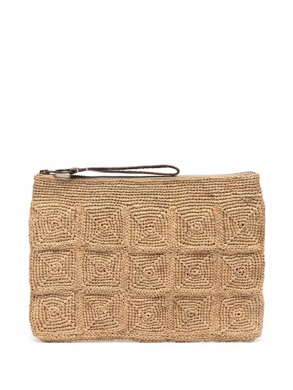IBELIV Tanala Woven Clutch - Neutrals