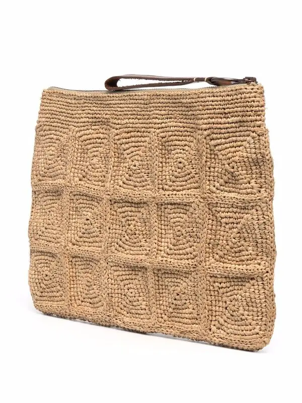 IBELIV Tanala Woven Clutch - Neutrals