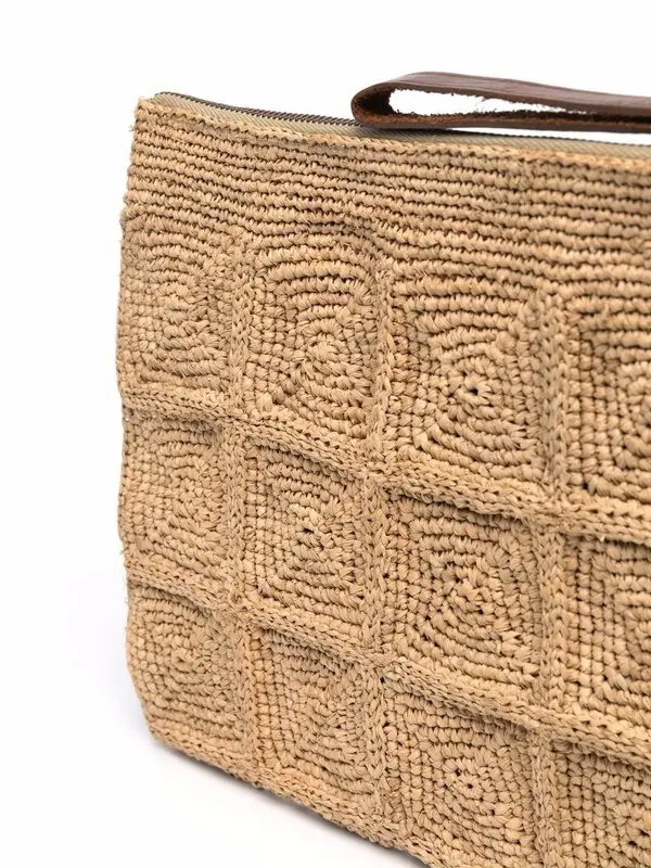 IBELIV Tanala Woven Clutch - Neutrals