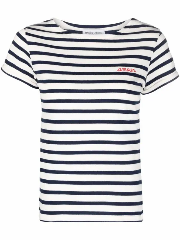 Maison Labiche Organic Cotton Striped T-shirt