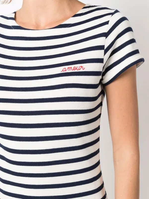 Maison Labiche Organic Cotton Striped T-shirt