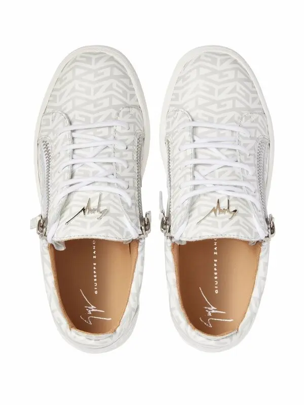 GIUSEPPE ZANOTTI Frankie Monogram Low-top Sneakers