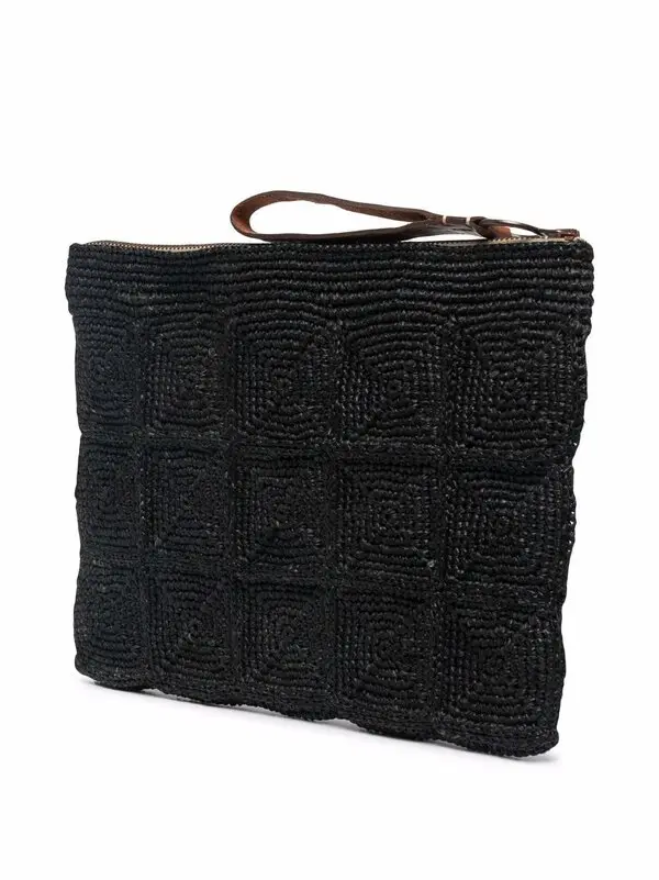 IBELIV Tanala Woven Clutch - Black