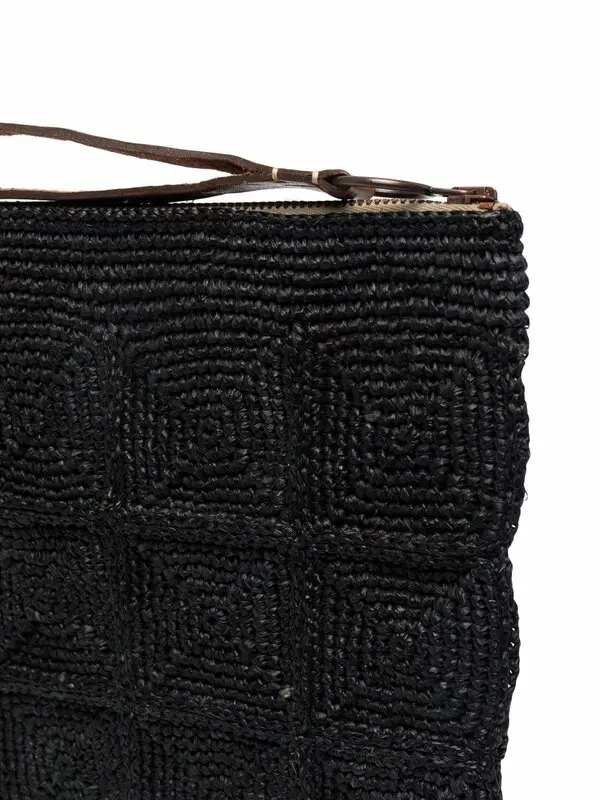IBELIV Tanala Woven Clutch - Black
